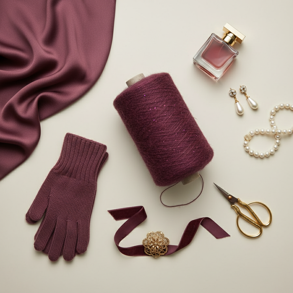 Berry Mauve Luxury Yarn Collection - Premium Italian Mohair | Yarns ...
