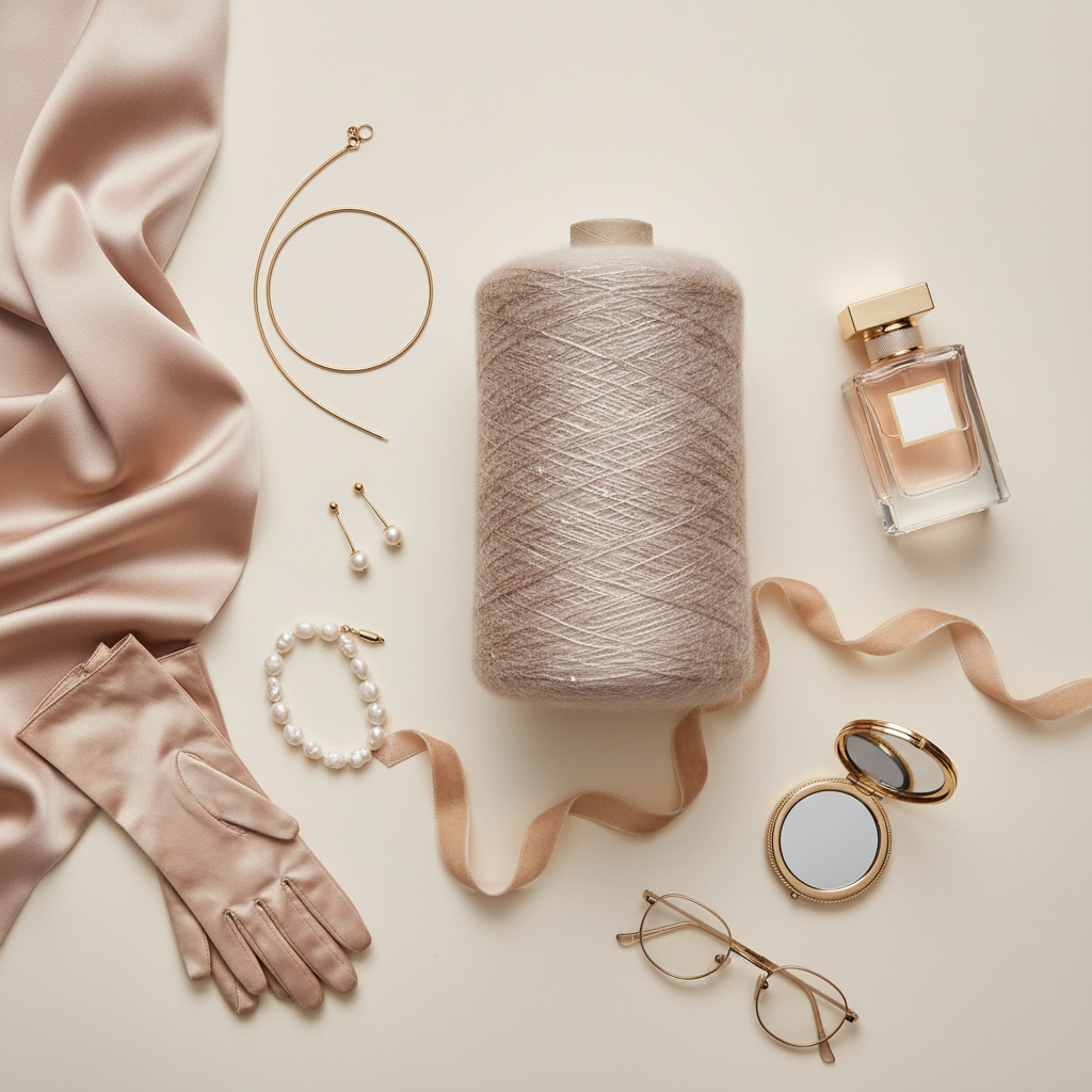 Champagne Beige Luxury Yarn Collection - Italian Mohair | Yarns from Italy